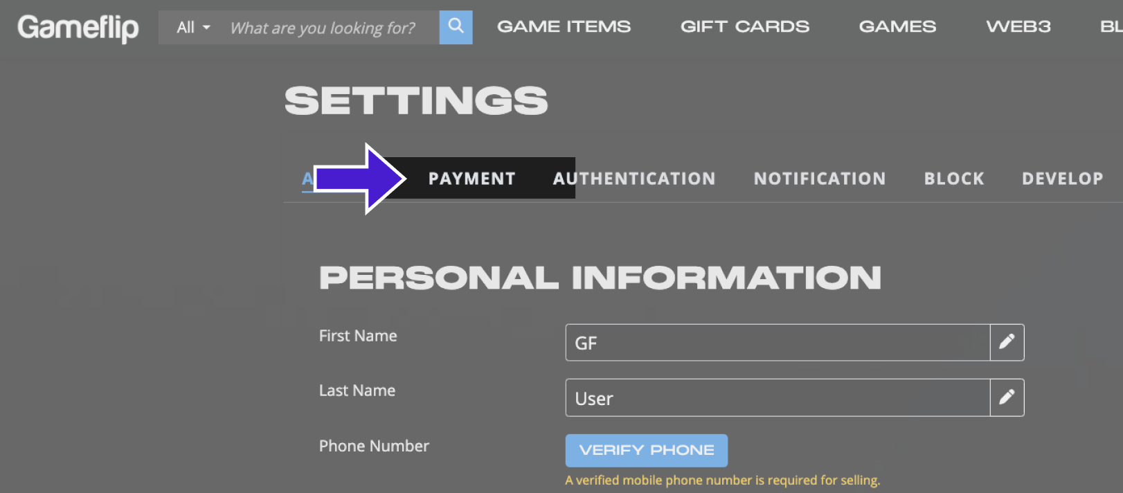 How do I add/delete a billing address? – Gameflip Help