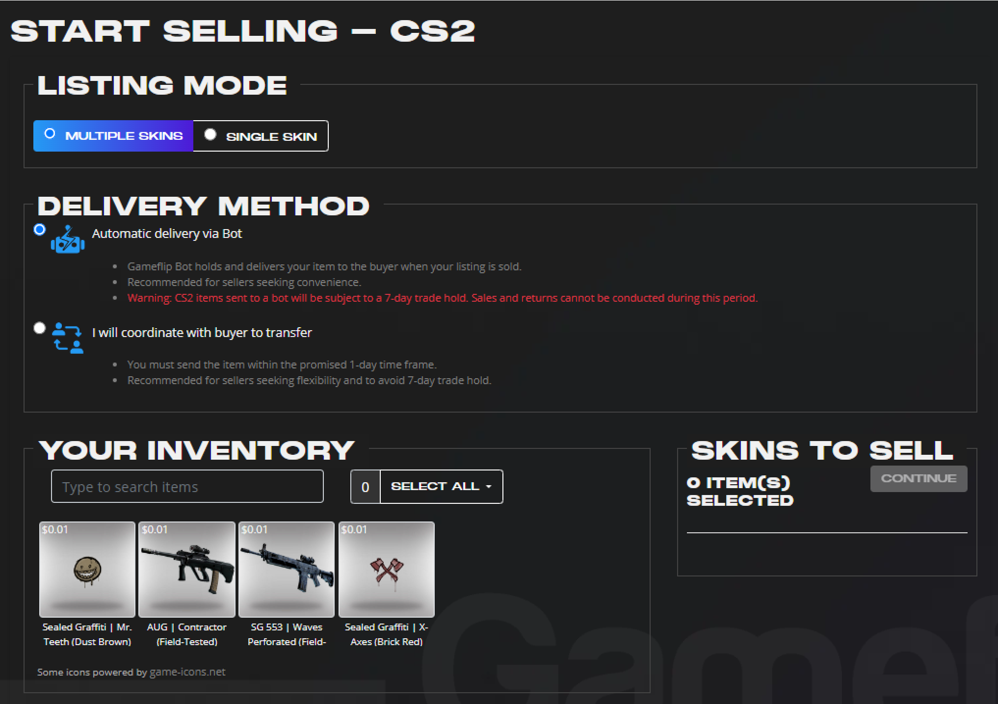 How to create a Steam Bot listing? – Gameflip Help