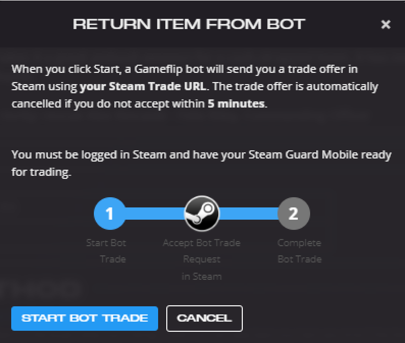 How to create a Steam Bot listing? – Gameflip Help