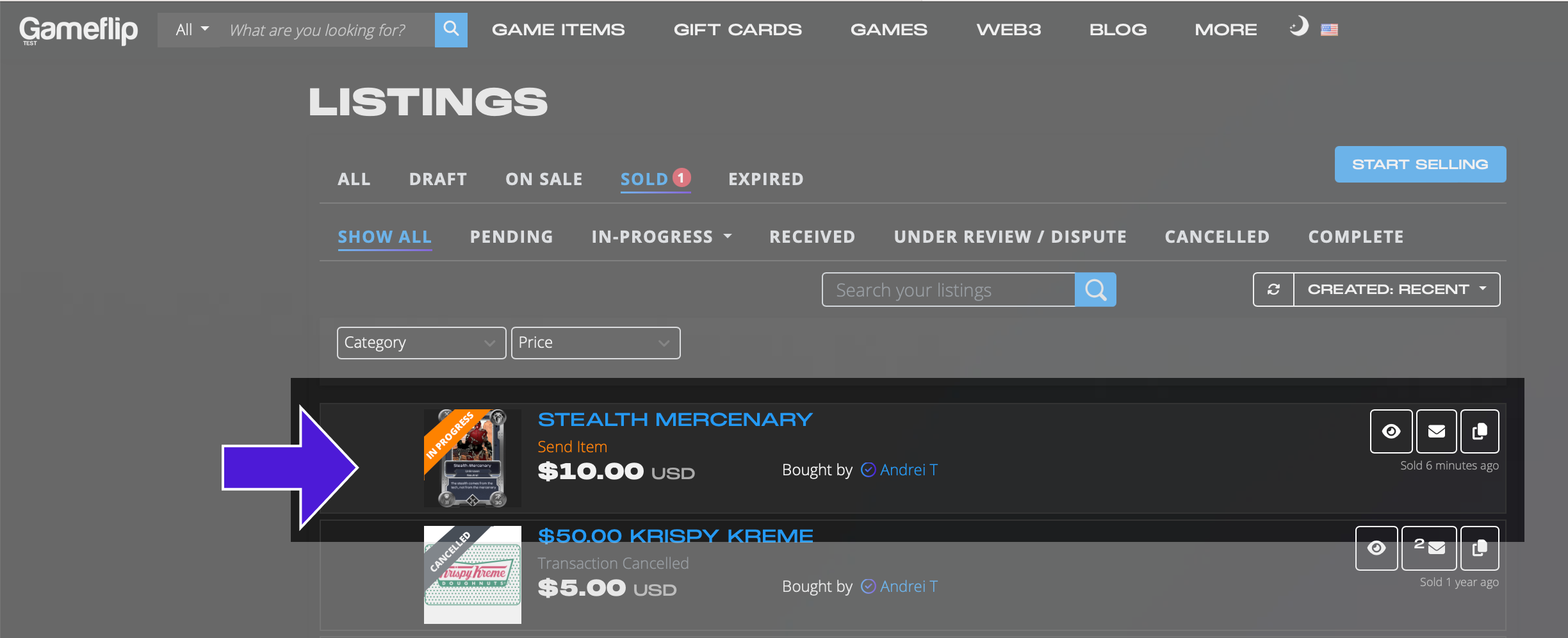 What do I do after I sold an item? – Gameflip Help