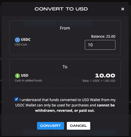 Make purchases using stablecoins – Gameflip Help